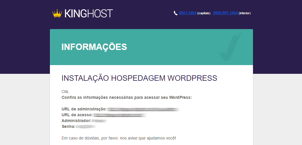 Hospedagem WordPress KingHost - Análise Completa