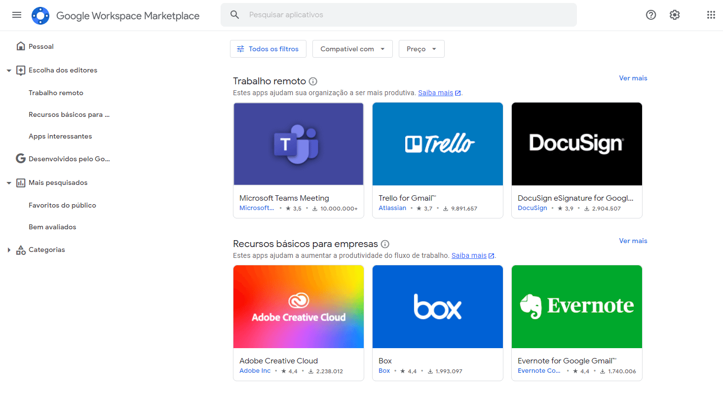 10 motivos para usar o Google Workspace